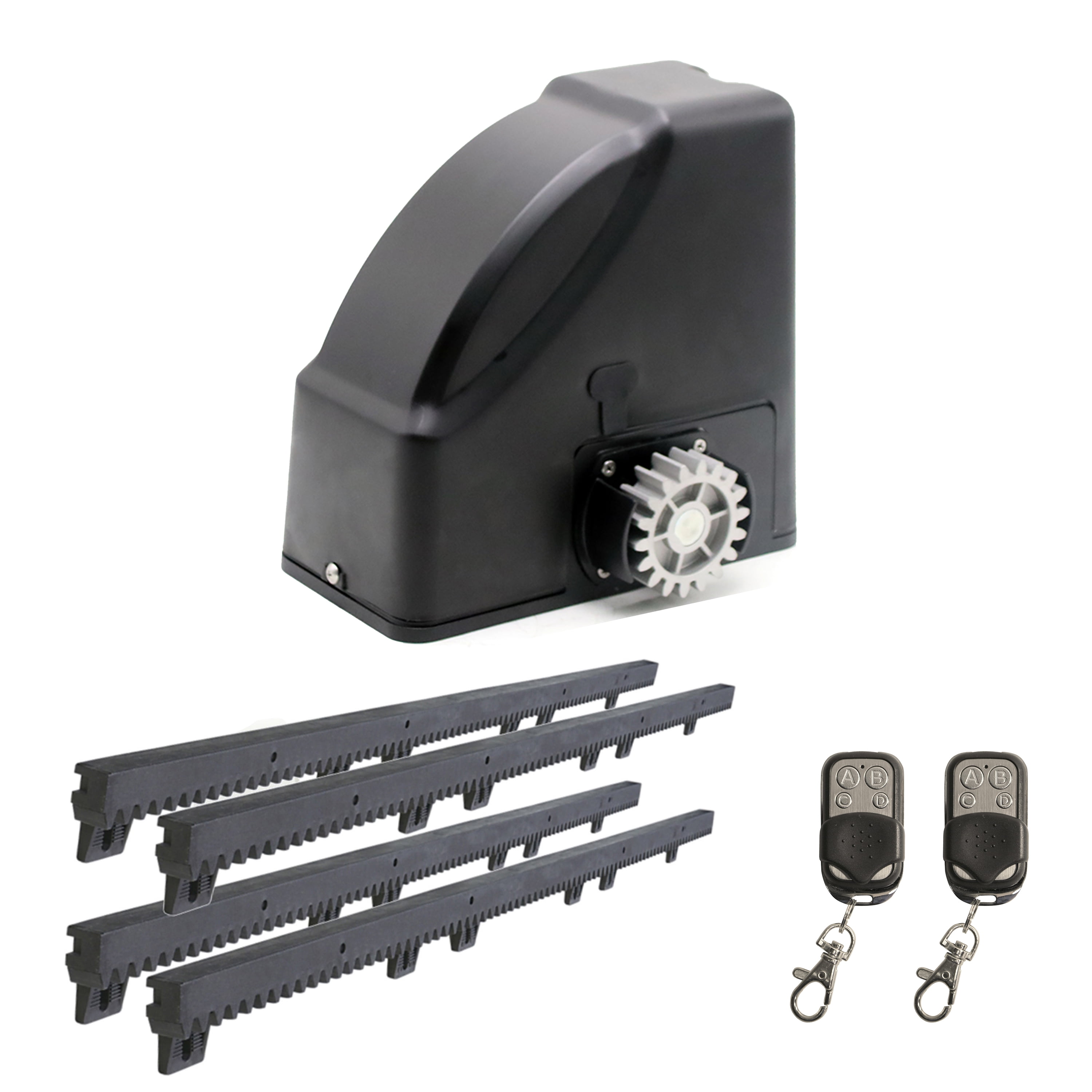 ALEKO Basic Kit Gear Rack Opener for Sliding Gates up to 1300 lbs. or ...