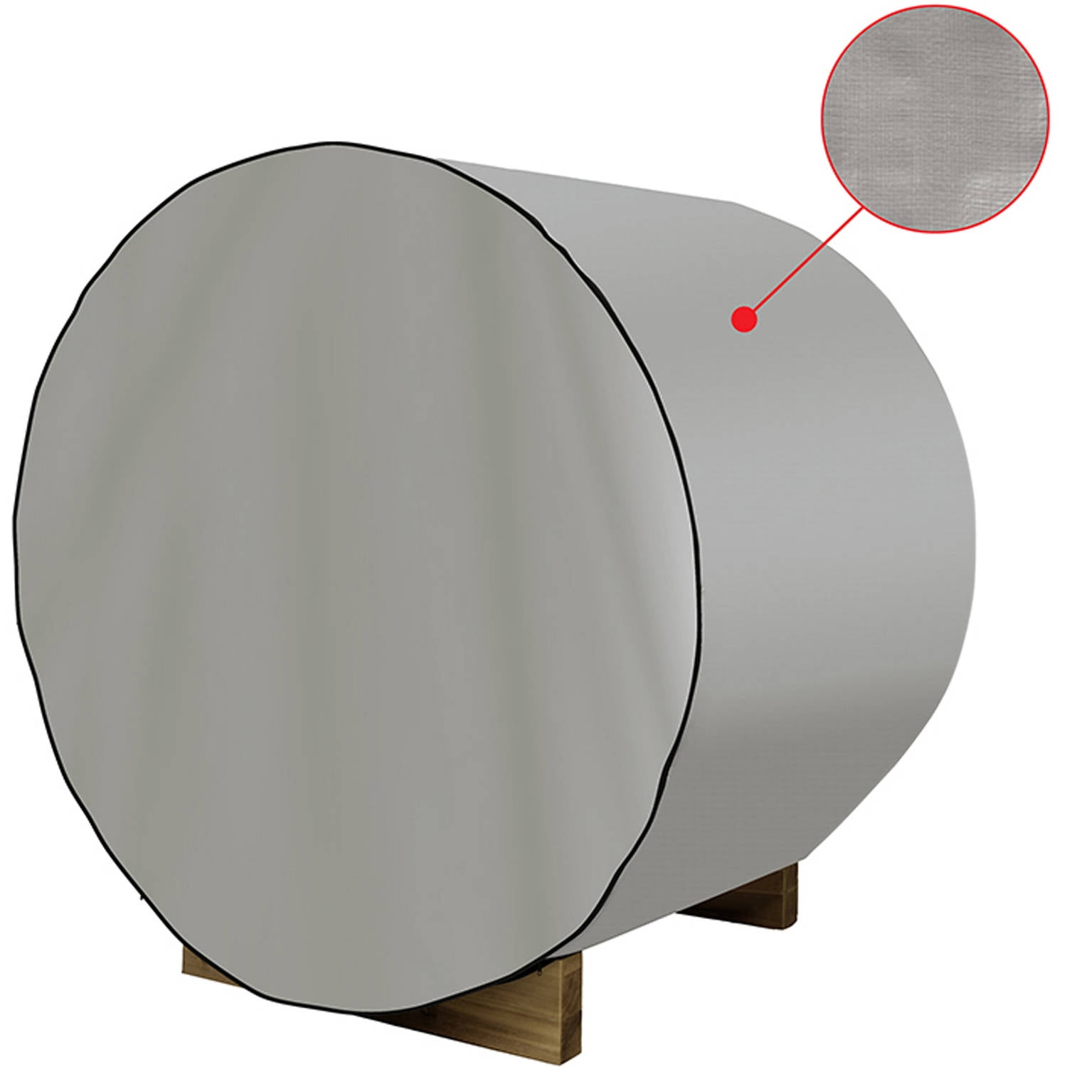 ALEKO Dust Coat For Barrel Sauna All Weather Polyethylene Protecting ...