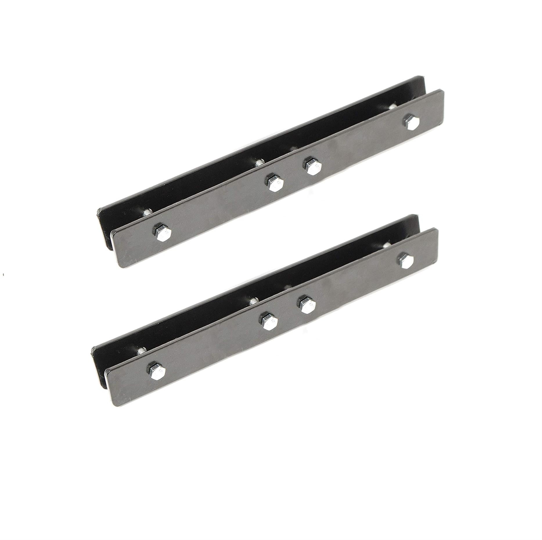 ALEKO Set of 2 Metal Universal Gate Attach Brackets - Walmart.com