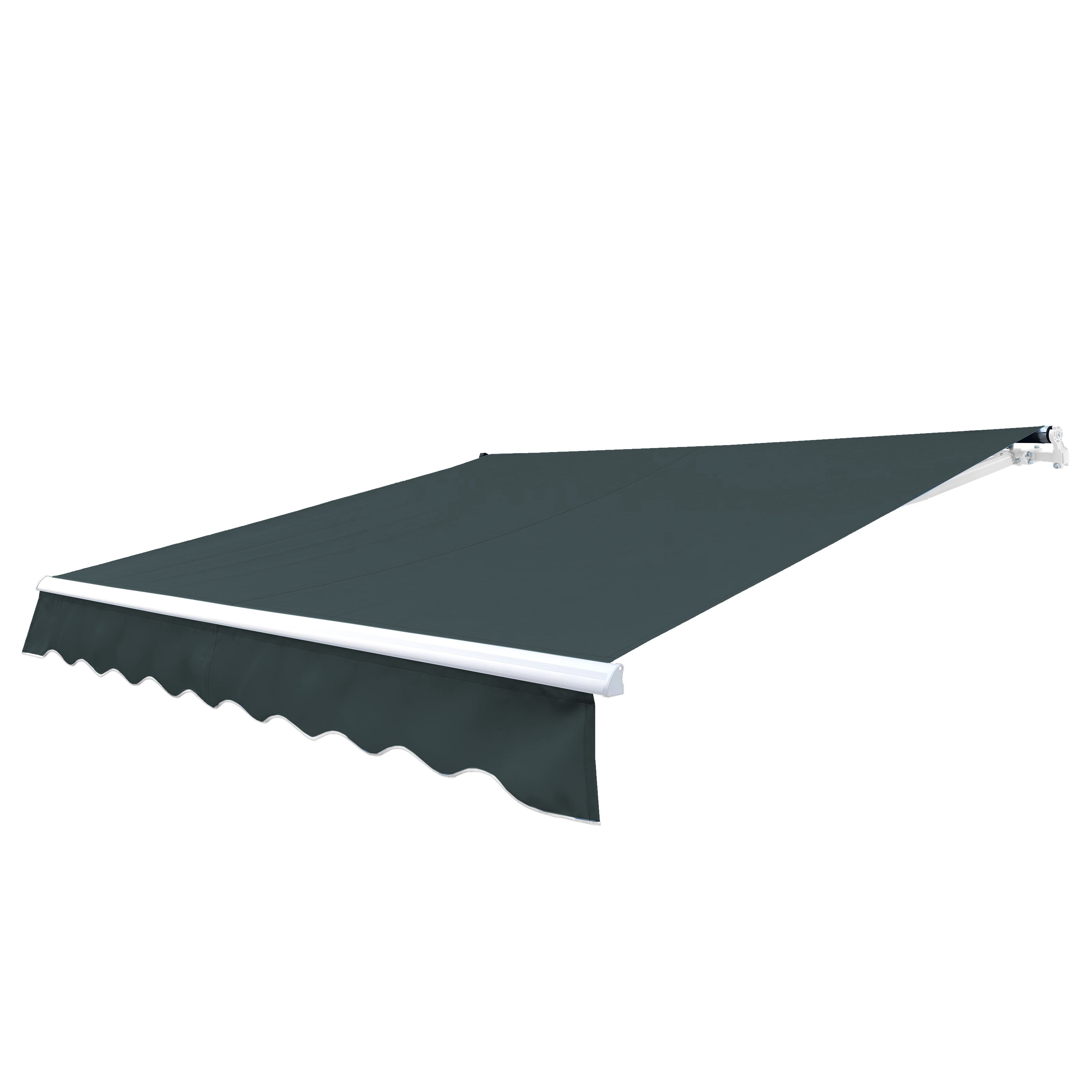 ALEKO Motorized Retractable 20 x 10 feet Home Patio Awning Sunshade ...