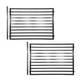 ALEKO Yard Garden Milan Style Steel 2 Fence Black Panels 8 x 5 ft each ...