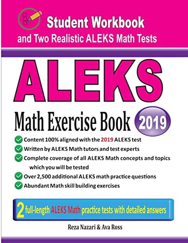 Pre-Owned ALEKS Math Exercise Book: Student Workbook and Two Realistic ...