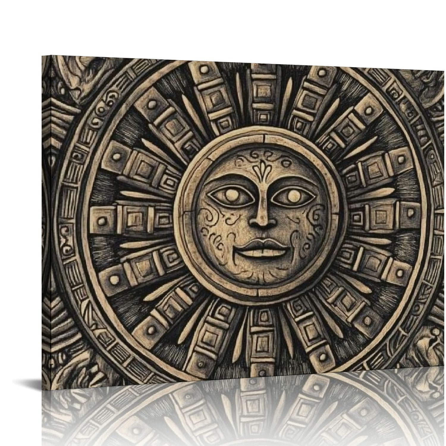 ALEPADNF Aesthetic Posters Mexican Art Ancient Maya Mythology Aztec ...