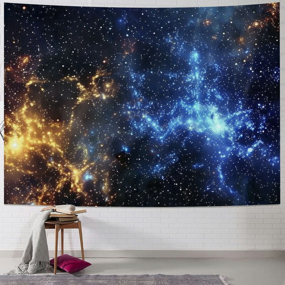 ALEPADNF Fabric Galaxy Stars Backdrop Starry Night Sky Outer Space ...