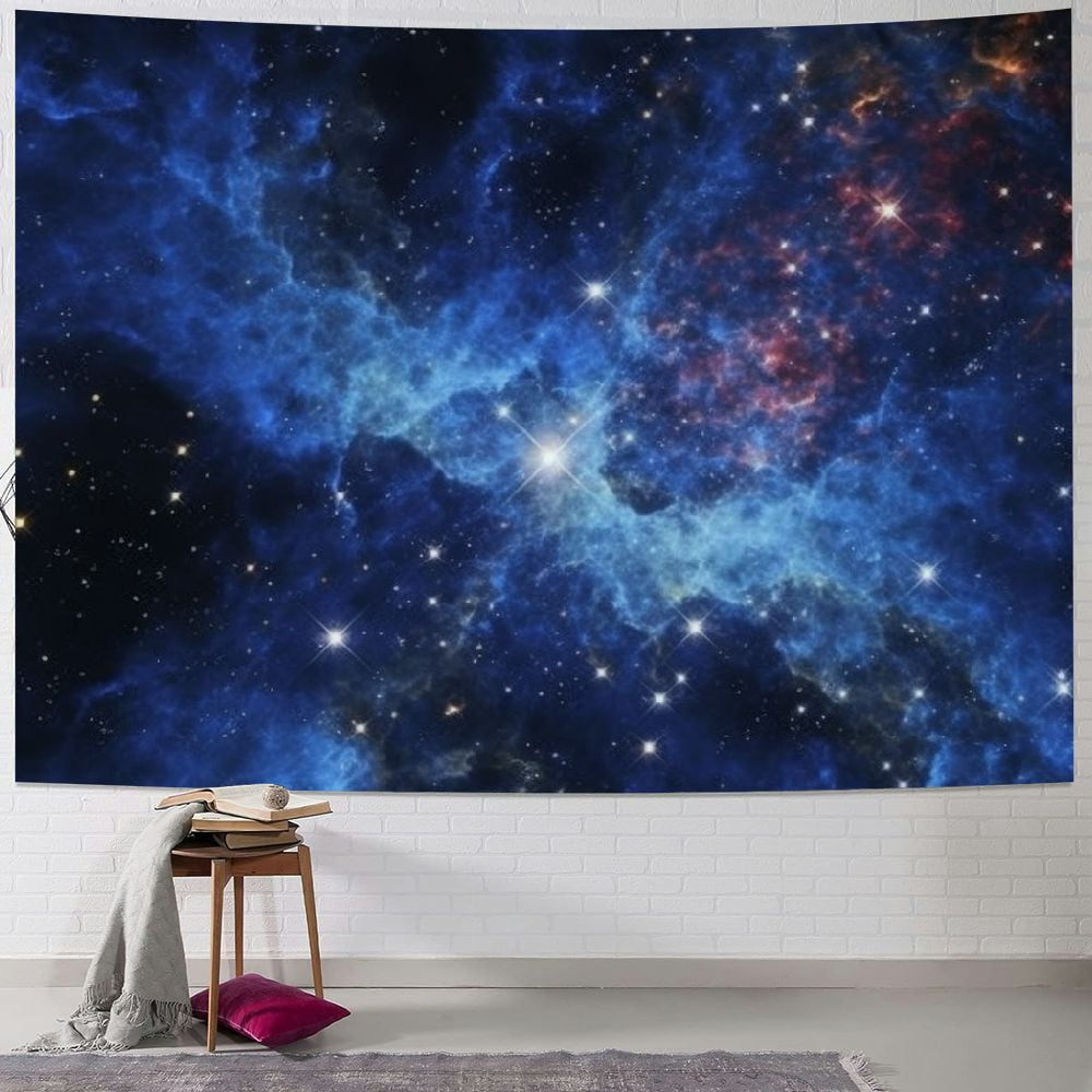 ALEPADNF Galaxy Stars Backdrop Starry Night Sky Outer Space Galaxy ...