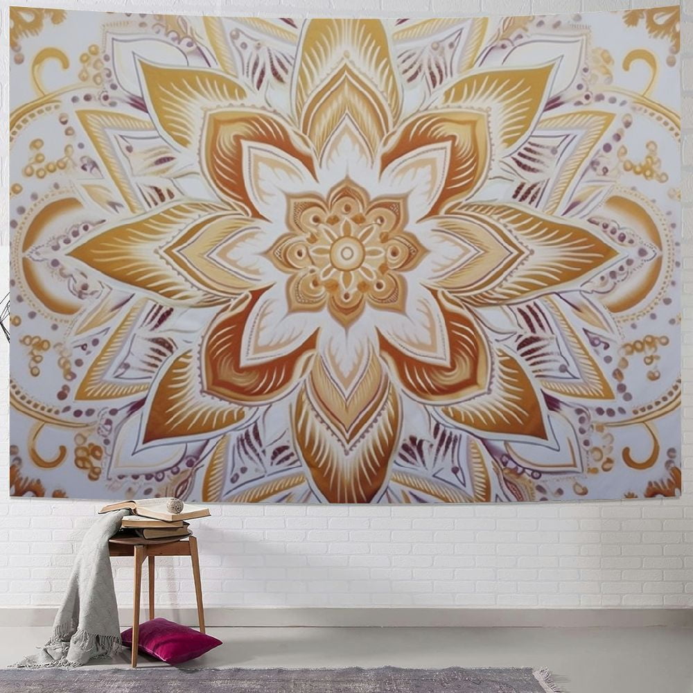 ALEPADNF Tapestry Wall Hanging Hippie Ombre Mandala Bohemian Hippy ...