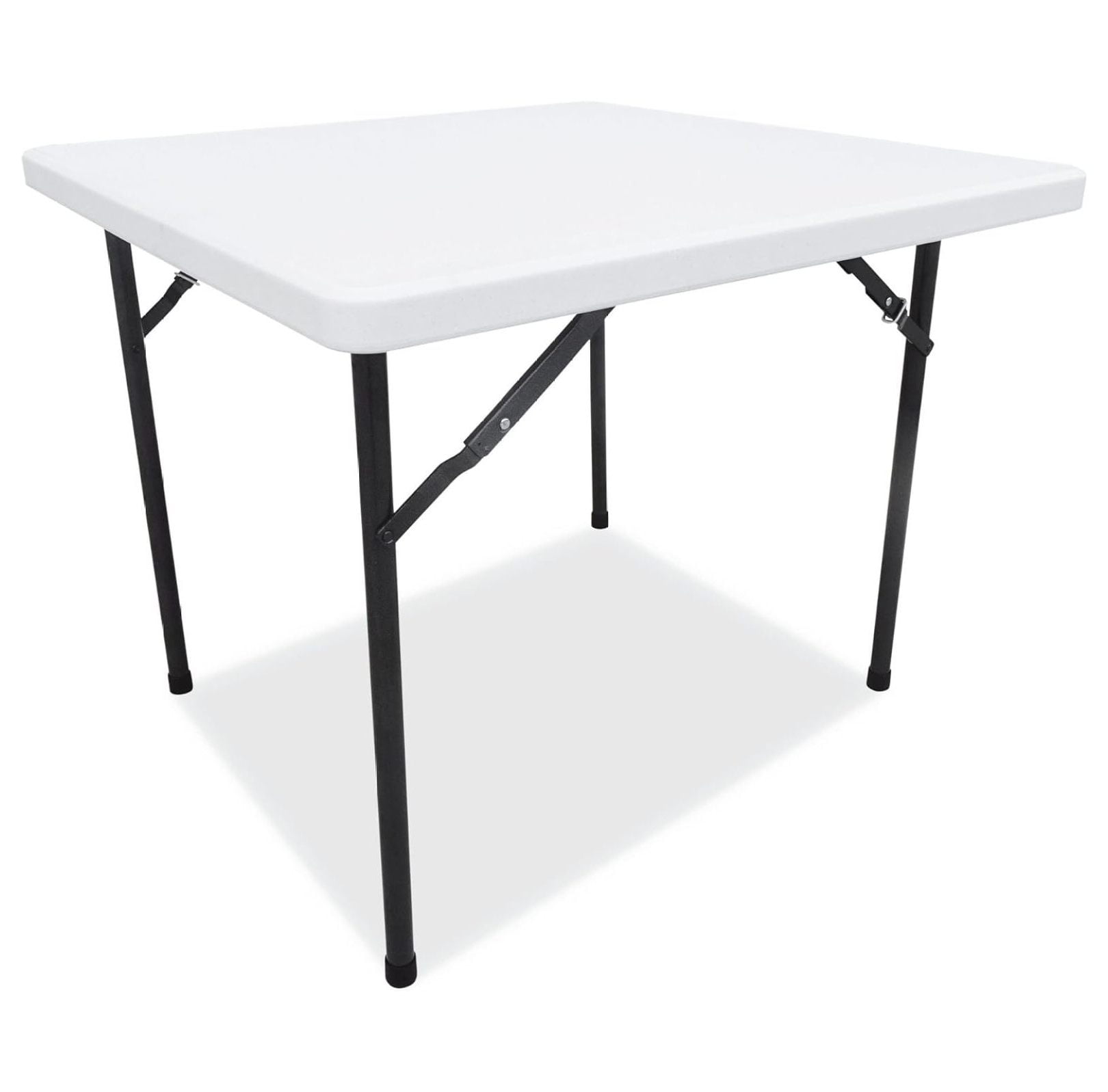 ALEPT36SW 36 in. x 36 in. x 29.25 in. Square Plastic Folding Table ...