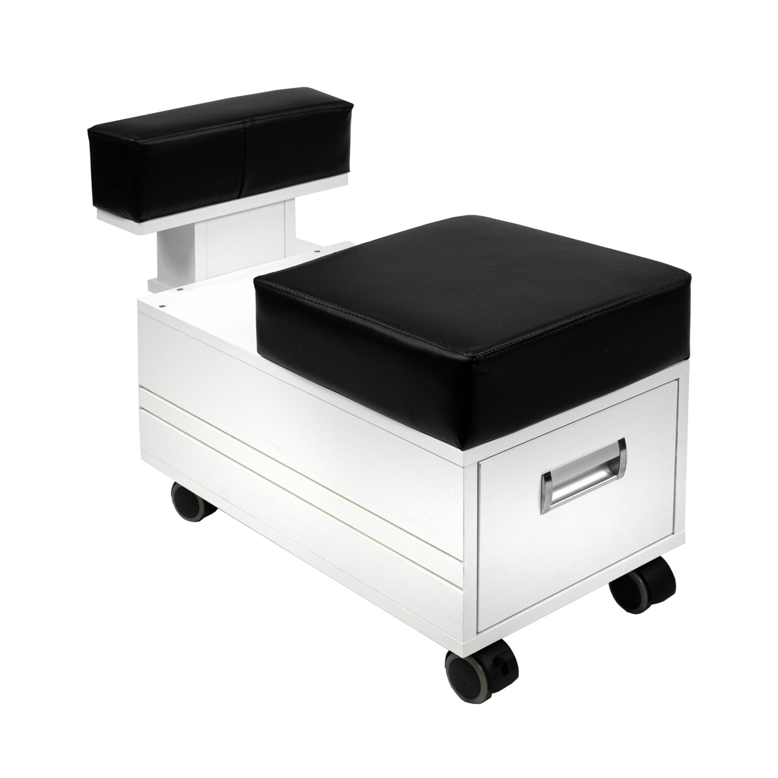 Mayakoba Alera II Pedicure Cart, Footrest, Storage Drawer, Durable ...