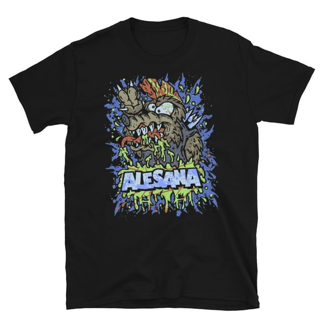ALESANA Gnarly Punk Werewolf Emo Post-Hardcore Band T-Shirt - Walmart.com