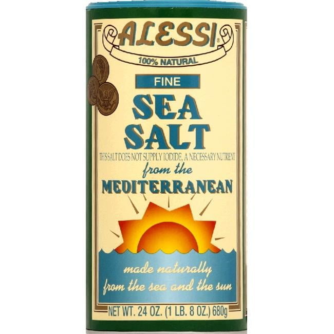 ALESSI SEA SALT FINE-24 OZ -Pack of 6 - Walmart.com