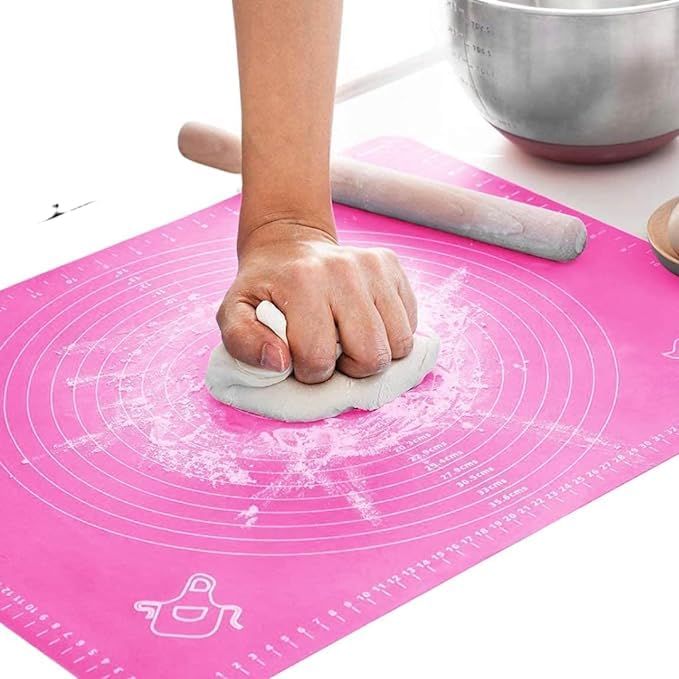 ALESSO Silicone Baking Mat Roti mat Silicone Chapati Atta Kneading Mat ...