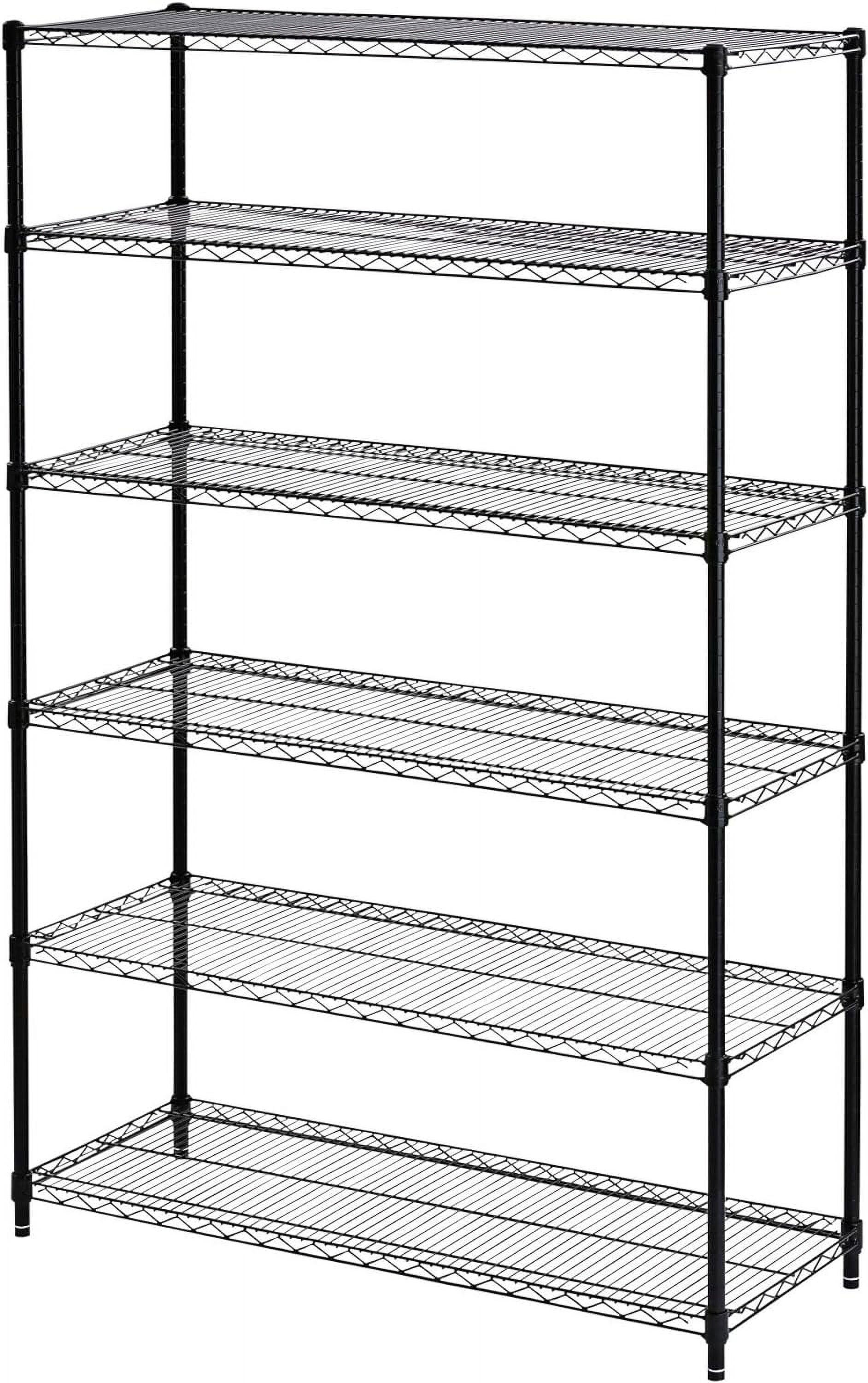 ALESW6618BL NSF Certified 6-Shelf in. x 18 in. x 72 in. Wire Shelving ...