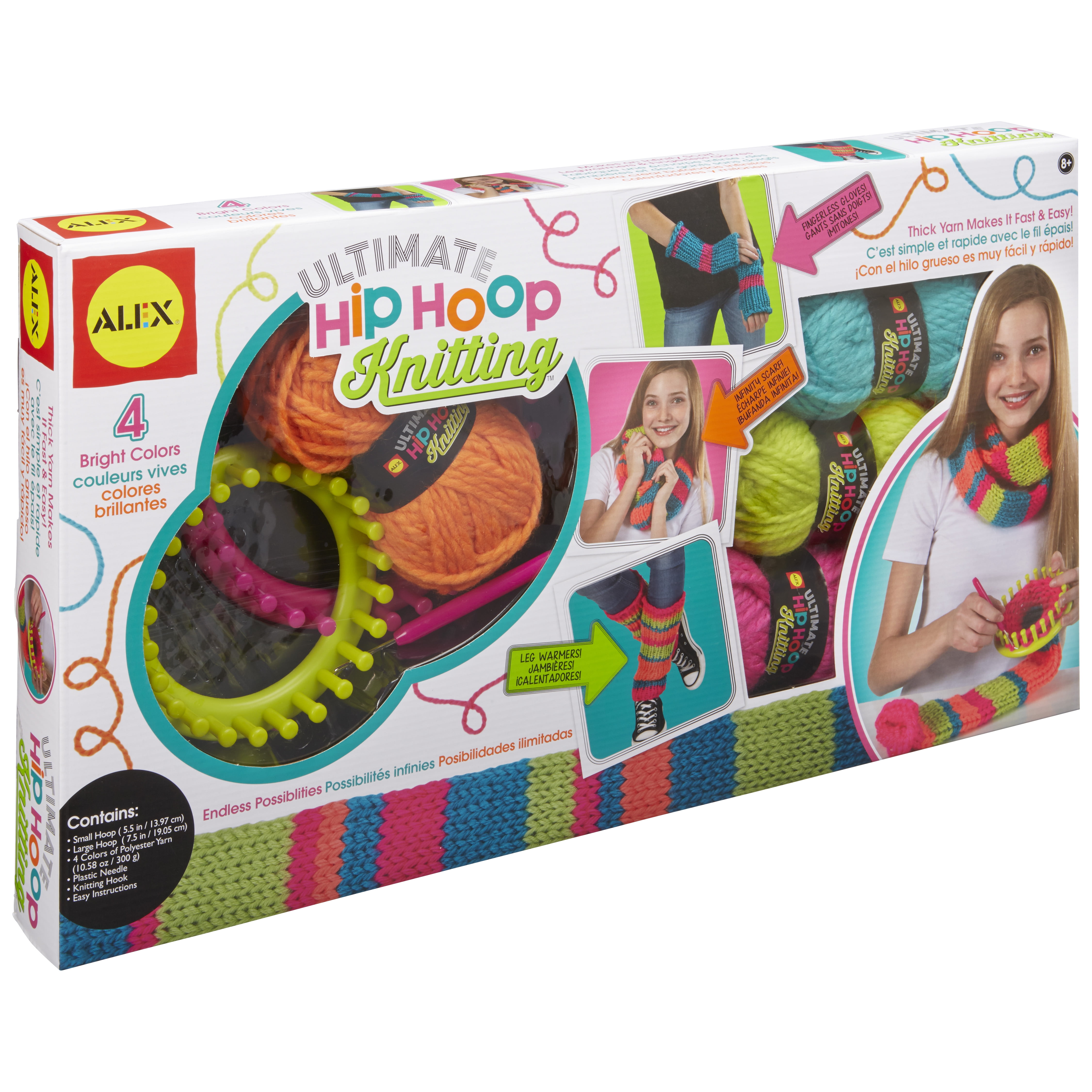 ALEX DIY Ultimate Hip Hoop Knitting - Walmart.com