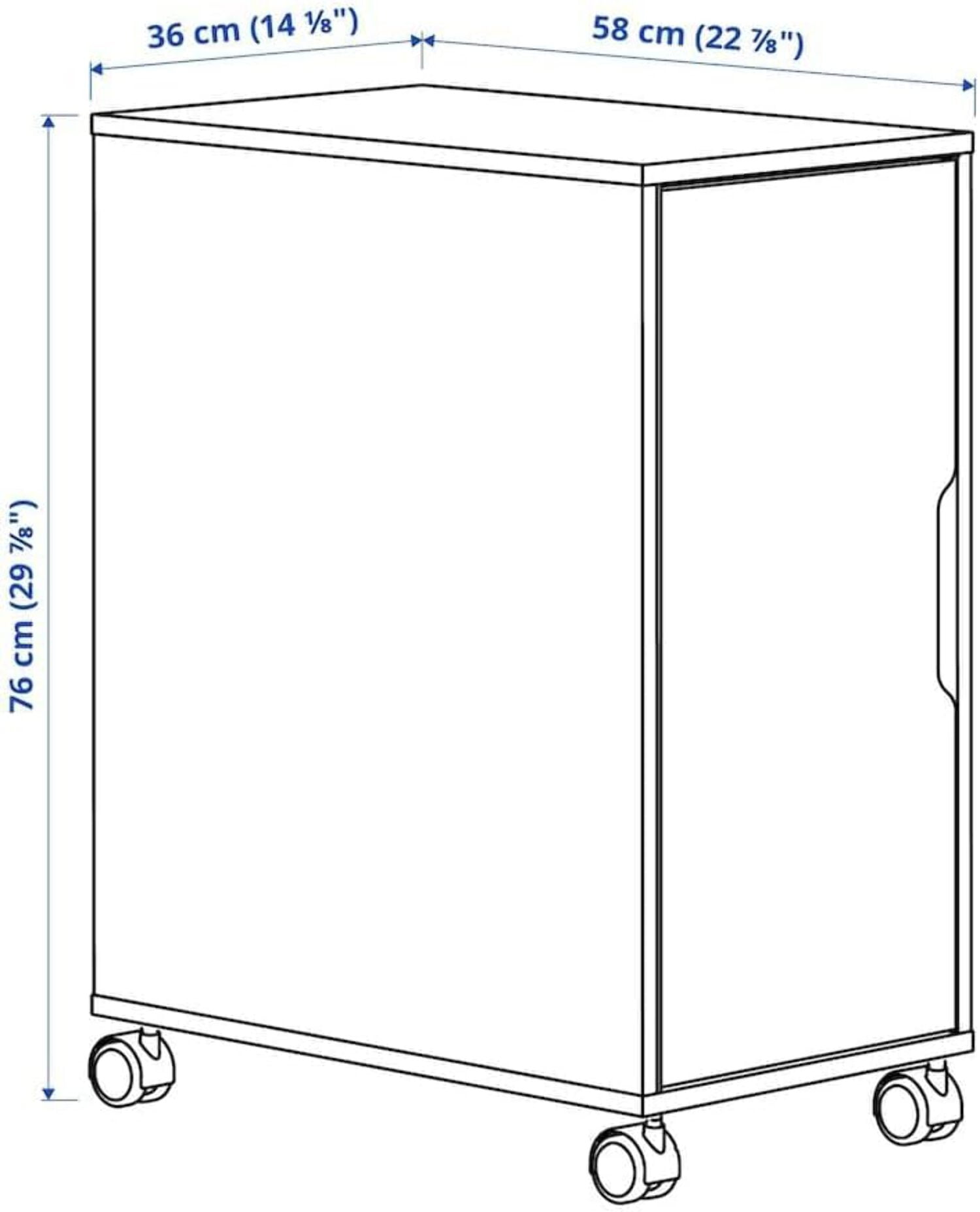 ALEX Storage unit on castors,Drawers Storage Cabinet 14 1/8x29 7/8 ...