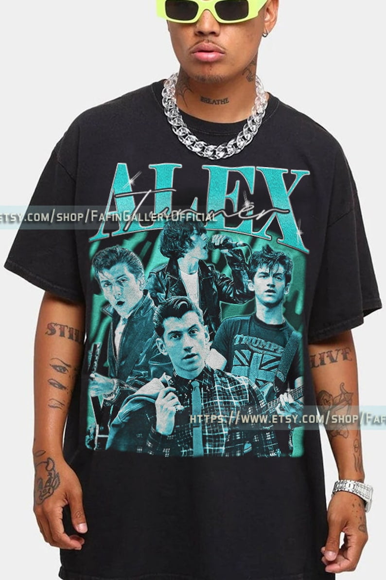 ALEX TURNER Vintage Shirt, Alex Turner Vocalist Singer Tshirt, Alex ...