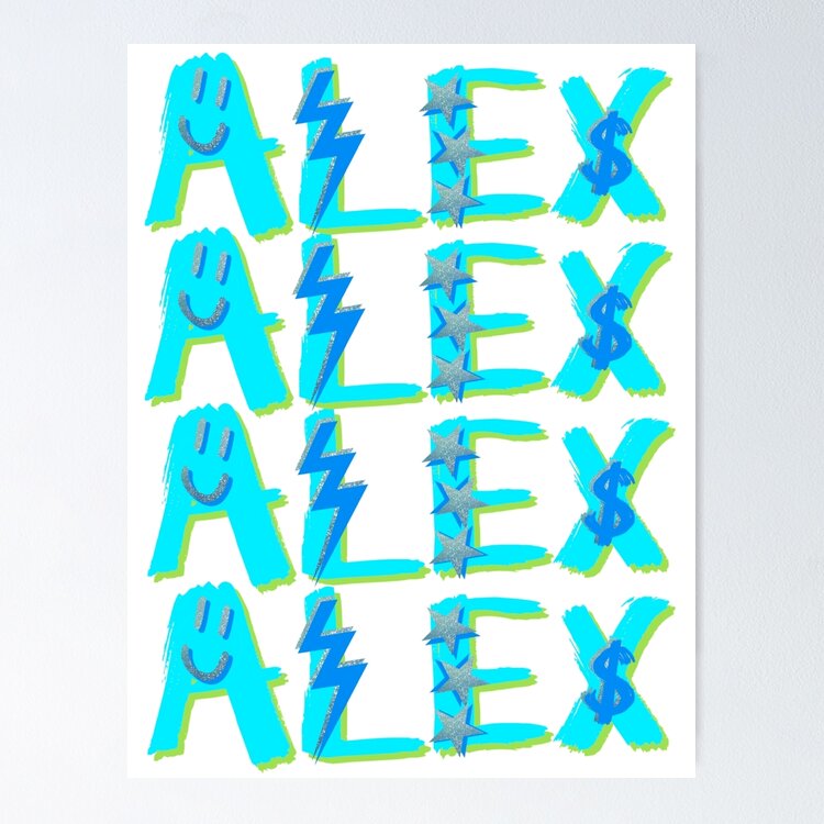 ALEX name Poster - KIRA.981, UNFRAMED-12x18 - Walmart.com