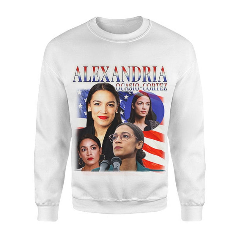 ALEXANDRIA OCASIO-CORTEZ Sweatshirt, Aoc , Sweatshirt Of Aoc ...