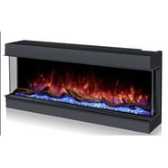 "Touchstone Sideline Infinity 60"" Wide 3-Sided Smart Electric ...