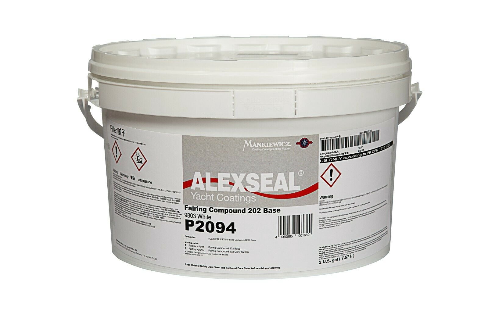 ALEXSEAL BOAT PAINT - Fairing Compound 202 KIT - White - Gray - Red ...