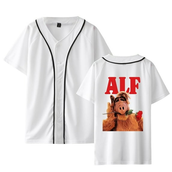 ALF Alien Life Form Baseball Uniform Short-Sleeve T-Shirt Men's And ...