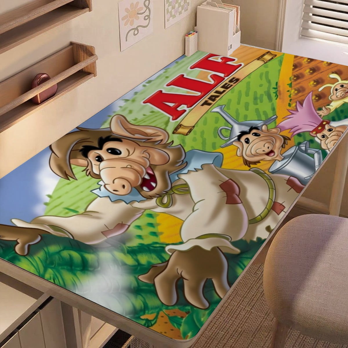 ALF The Animated Series-themed extra-large Non-Slip Base leather Desk ...
