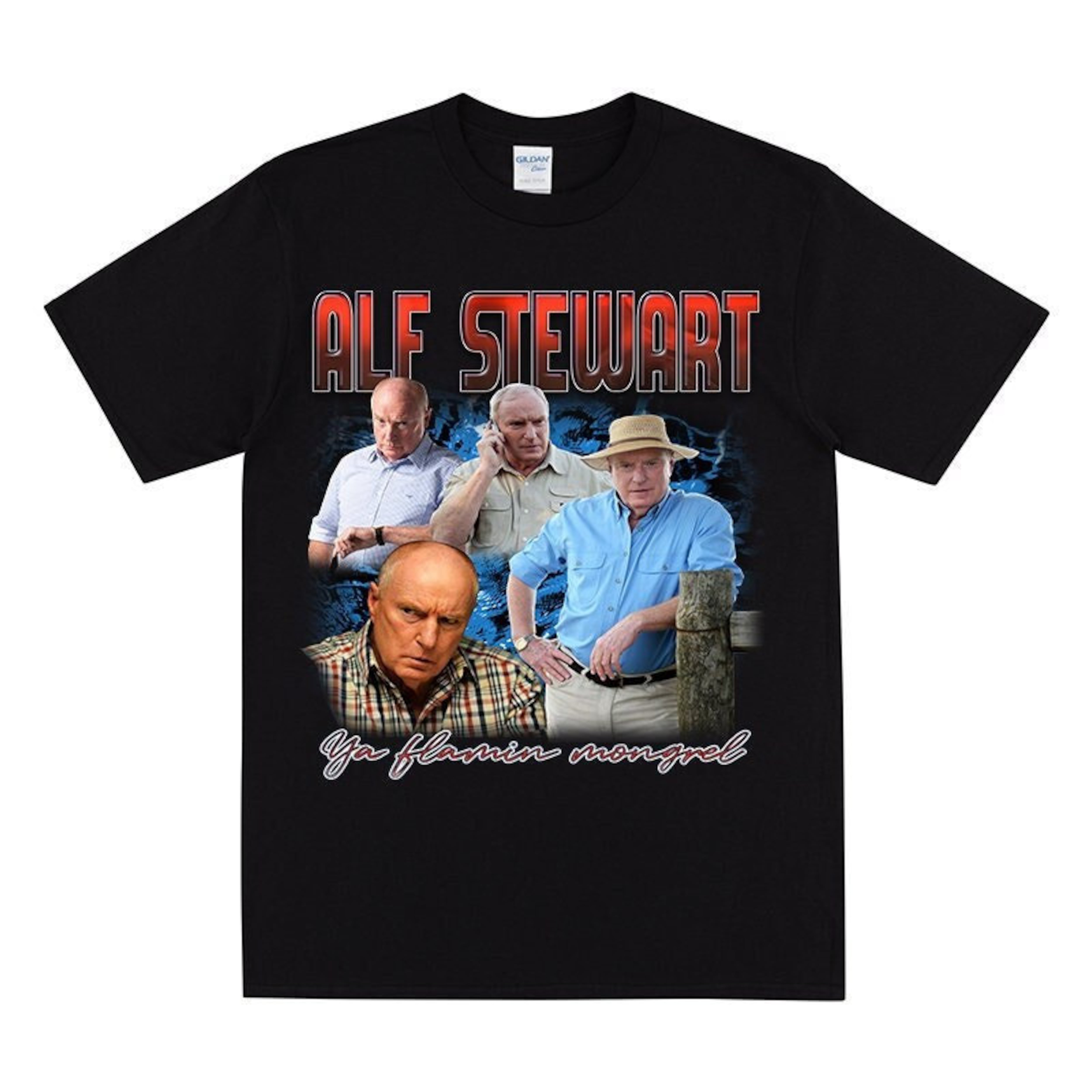 ALF STEWART Homage T-shirt, For Australian Soap Opera Fans, You Flamin ...