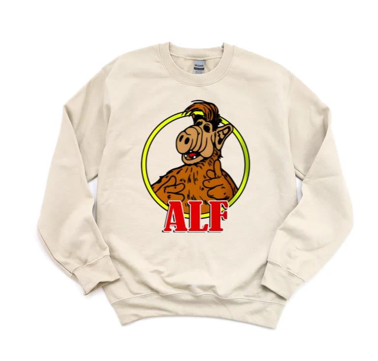 ALF TV Comedy Cartoon Cereal Monster 80s Alien Puppet Funny Retro Box ...
