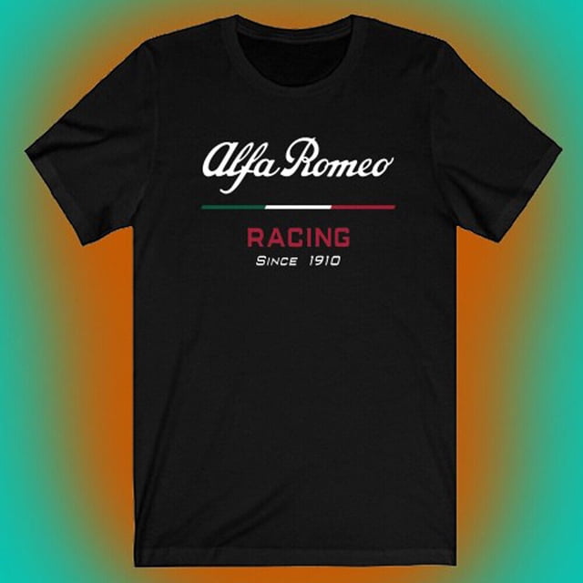 ALFA ROMEO RACING SINCE 1910 Men's Black T-shirt Size S to 5XL ...