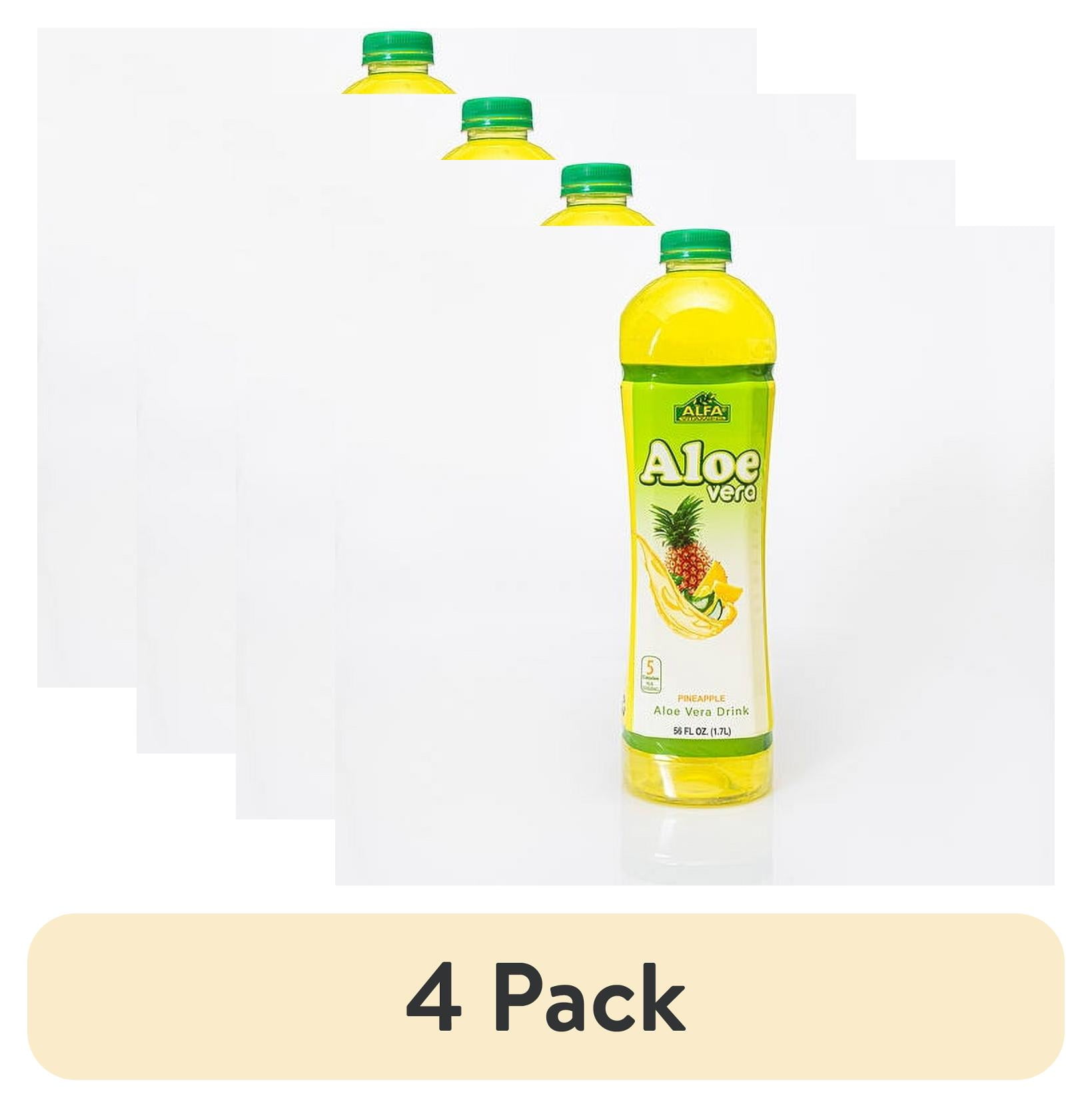 (4 pack) ALFA VITAMINS® Aloe Vera Drink - Pineapple - Walmart.com (4 pack) ALFA VITAMINS® Aloe Vera Drink - Pineapple - Walmart.com
