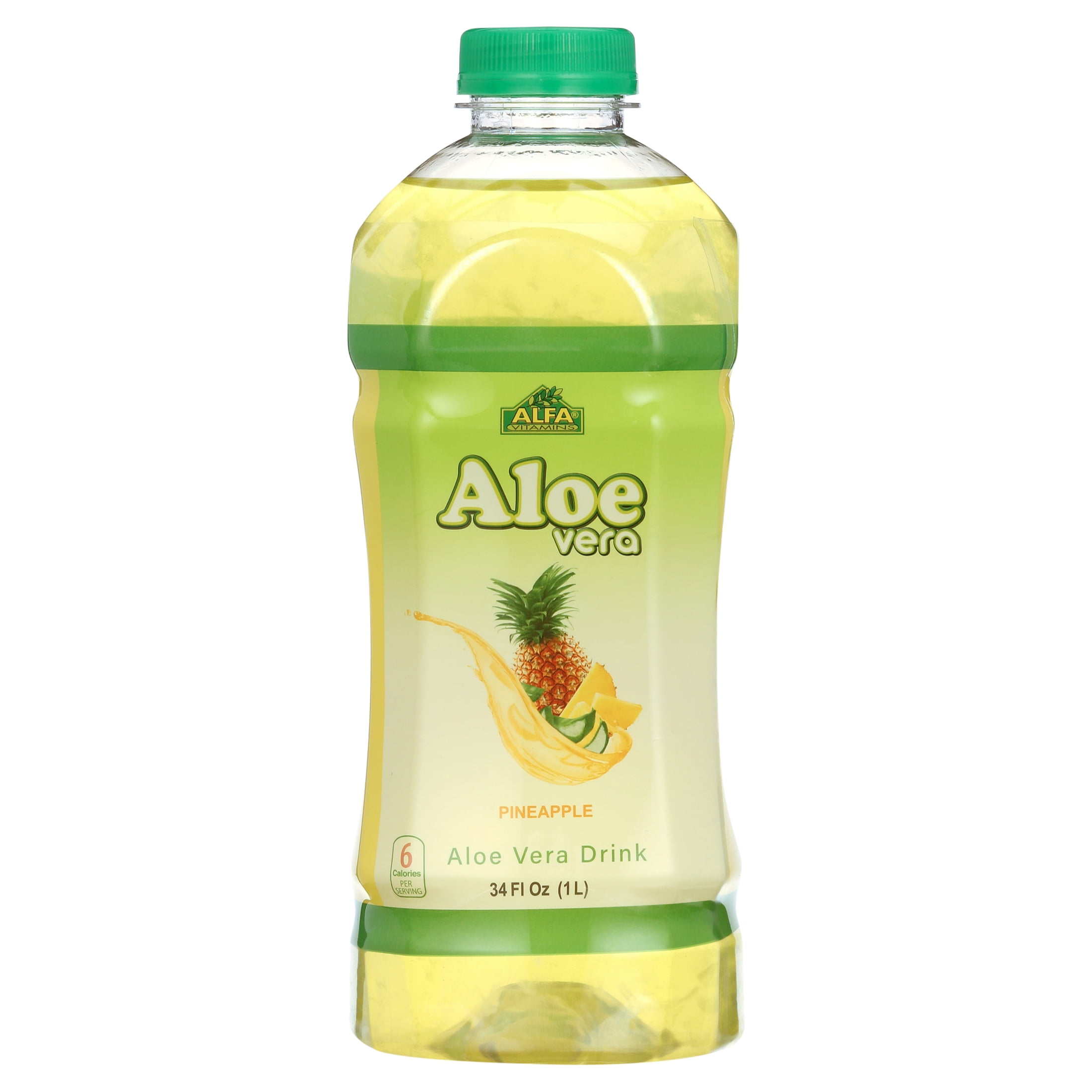 ALFA VITAMINS® Aloe Vera Drink - Pineapple - Walmart.com