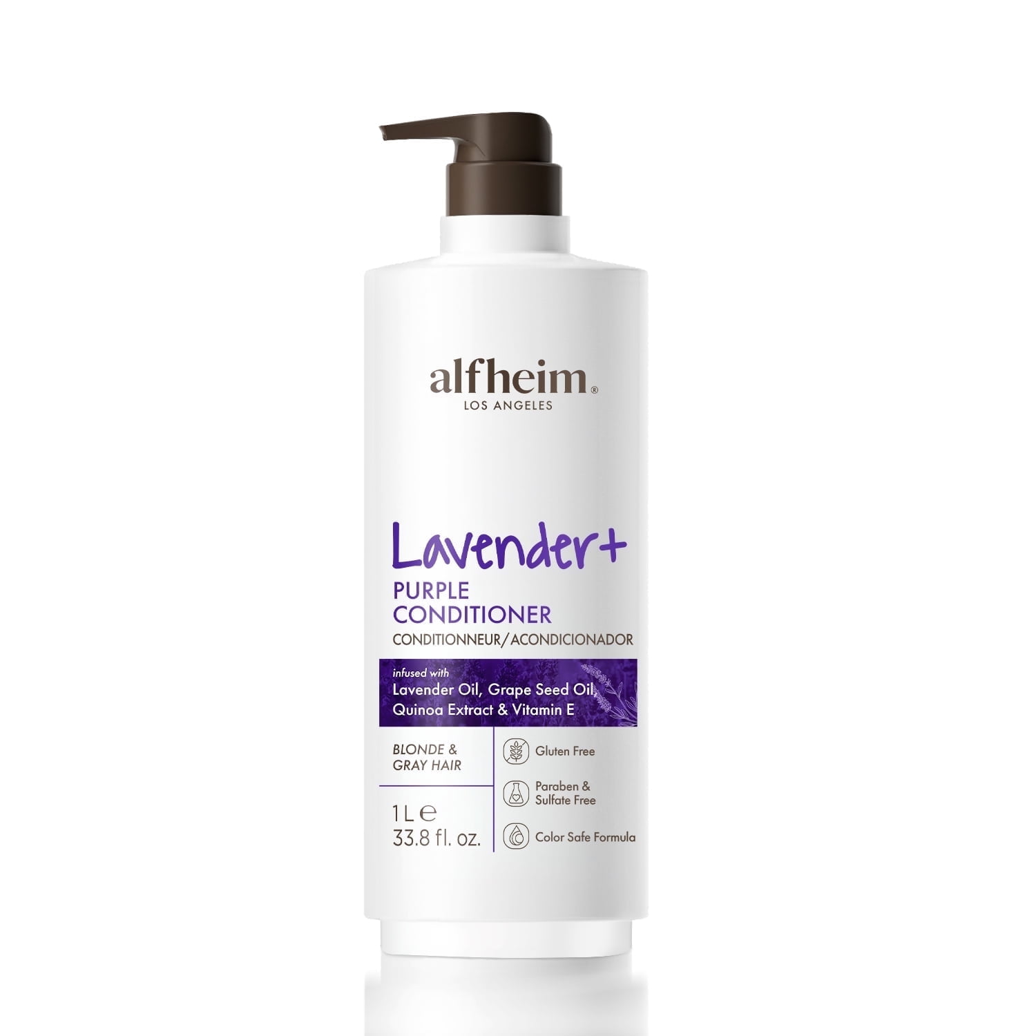 Alfheim Lavender+ Purple Conditioner 33.8oz – Tones Blonde & Silver ...