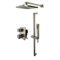 ALFI brand AB2830-BN Brushed Nickel 2 Way Thermostatic Square Shower ...