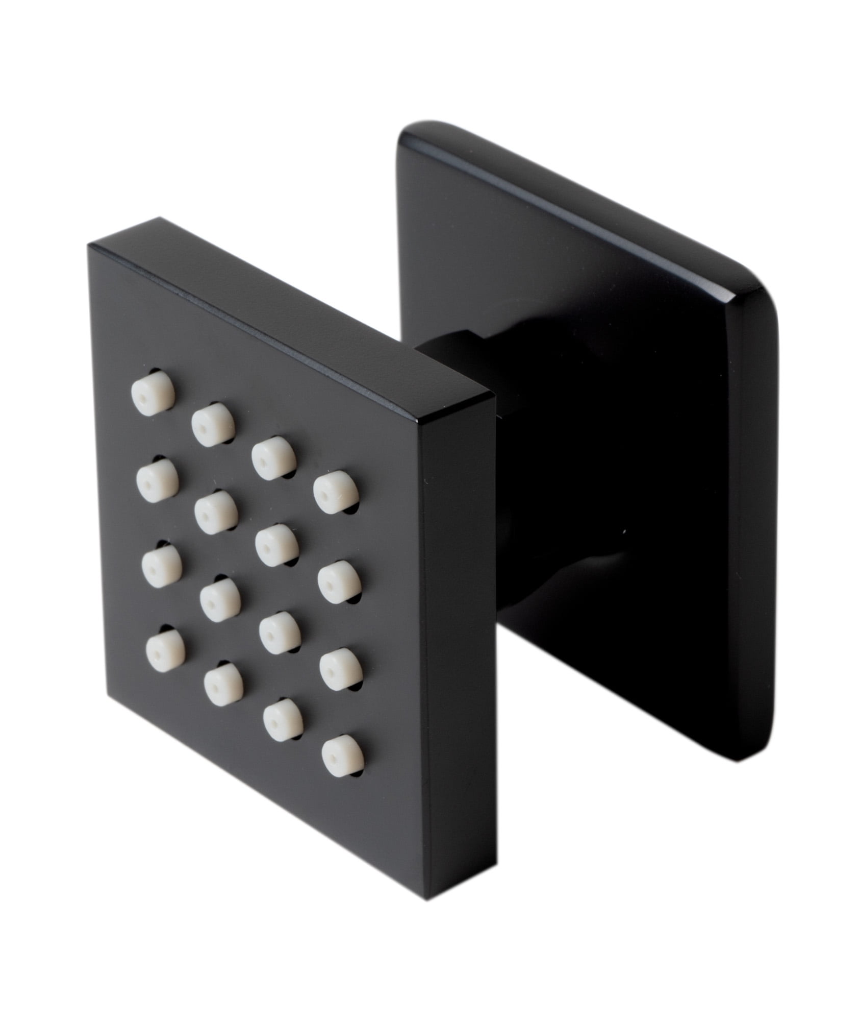 ALFI brand AB3820-BM Black Matte 2" Square Adjustable Shower Body Spray ...