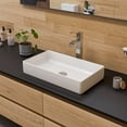 ALFI brand ABC902-W White 24" Modern Rectangular Above Mount Ceramic ...