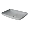 ALFI brand ABCO23R 23" Rectangular Solid Concrete Gray Matte Above ...