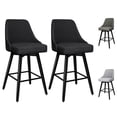 ALFORDSON Swivel Counter Height Bar Stools Set of 2, 26" H Modern ...