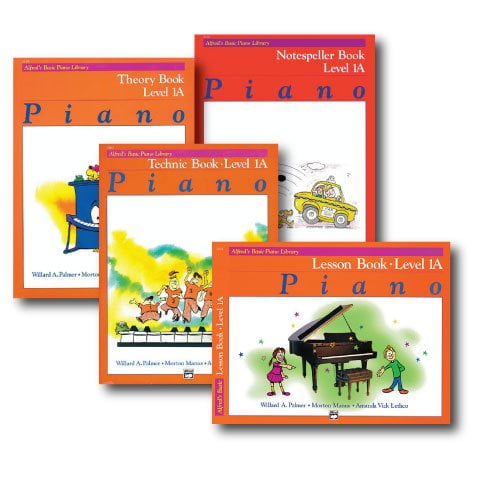 ALFRED'S BASIC PIANO LIBRARY COURSE PACK LEVEL 1A, FOUR BOOK SET ...