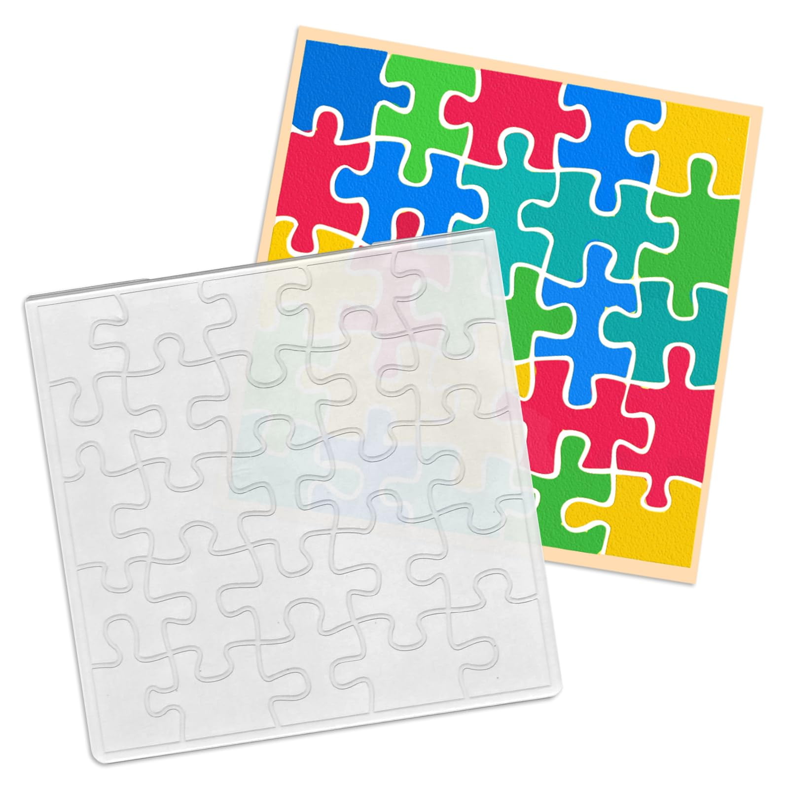 ALIBBON Jigsaw Puzzle Background EC36 Plastic Embossing Folders for ...