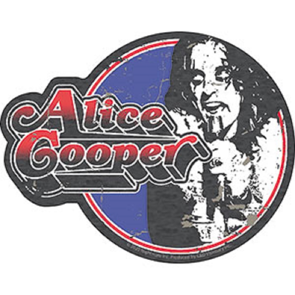 ALICE COOPER, CIRCLE STICKER - Orignal Artwork Vinyl - Decal STICKER ...
