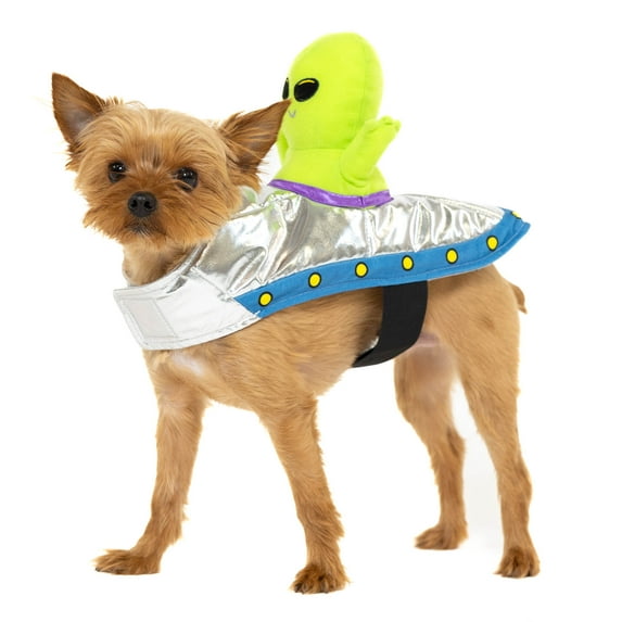 Vibrant Life Halloween Alien Costume for Dogs and Cats, Lime Green ...