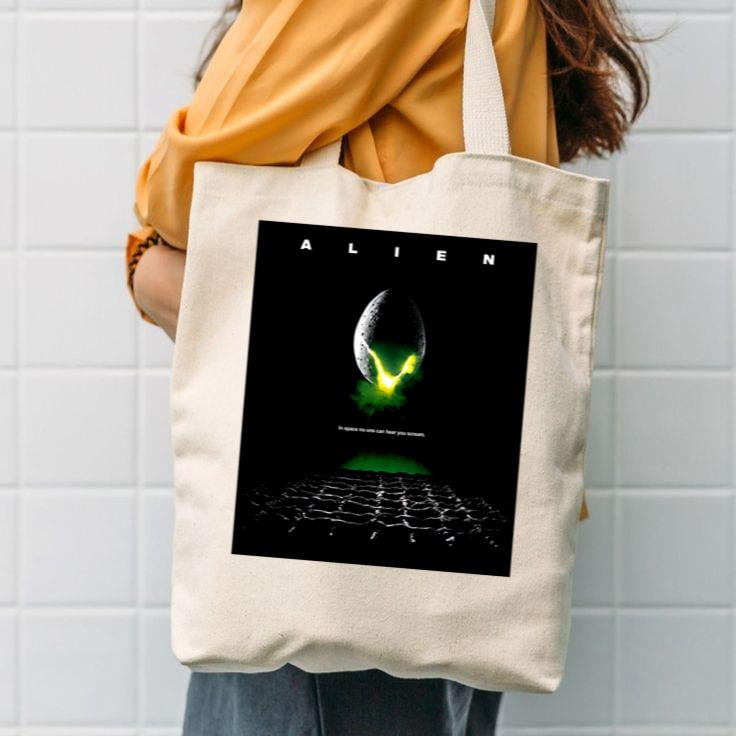 ALIEN Movie 1979 Tote Bag, Aliens Bag Fan Gifts, Aliens Vintage Bag ...