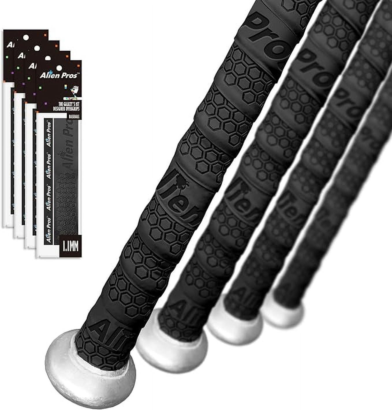ALIEN PROS Bat Grip Tape for Baseball (2 Grips/4 Grips) – 1.1 mm Precut and Pro Feel Bat Tape ...