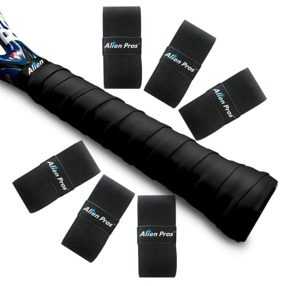 ALIEN PROS Tennis Racket Grip Tape (6 Grips) â€“ Precut and Light Tac ...
