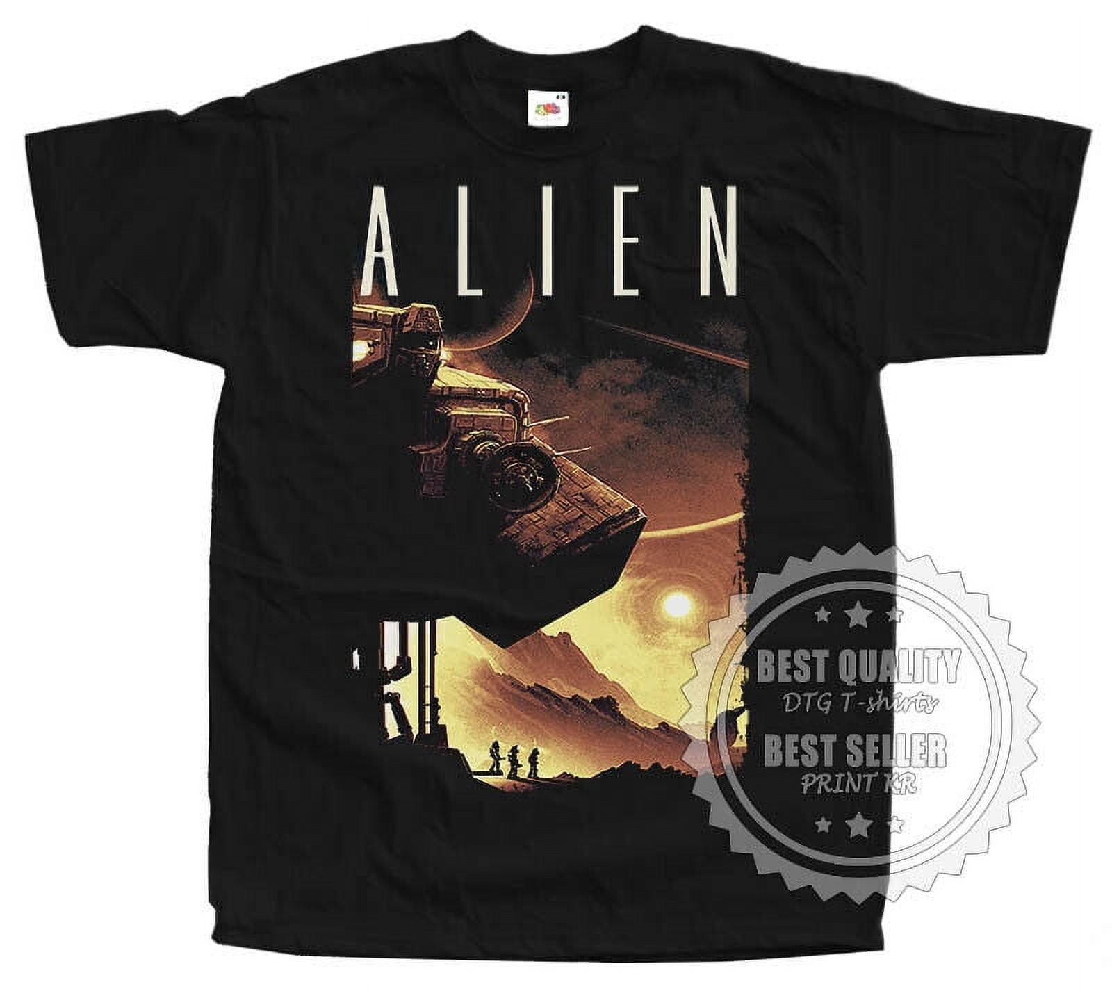 ALIEN V5 horror T SHIRT Movie Poster Nostromo BLACK All Sizes S to 5XL ...