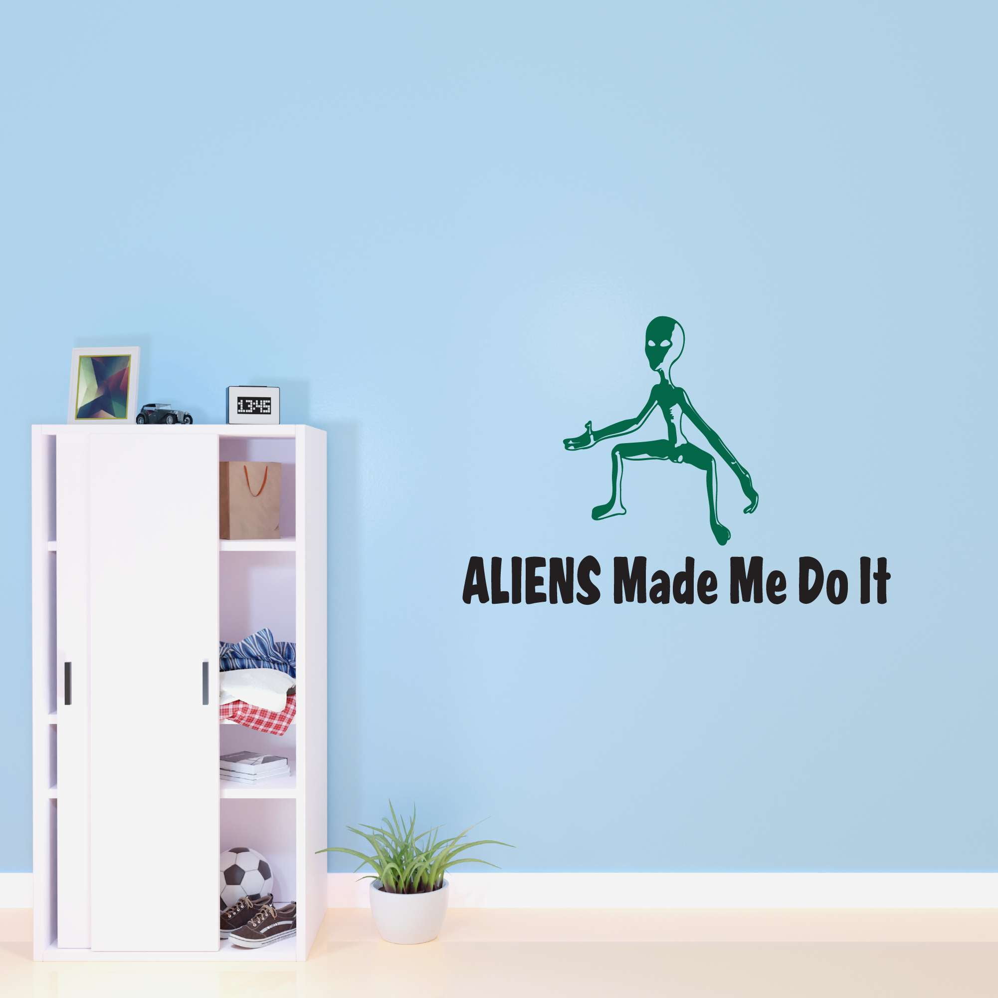 ALIENS Made Me Do It Spaceships Science Fiction Mars Planets Creepy ...