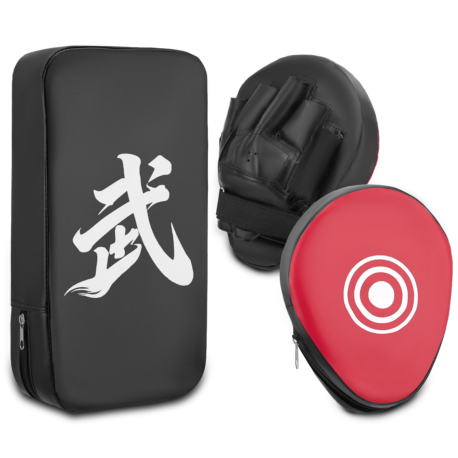 ALILYY 2-in-1 Punching Mitts and Kick Pack Set, Curved Focus Mitts and ...