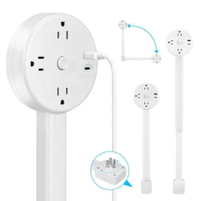 EZ Outlet Electrical Outlet Extender: Access Hard-to-Reach Outlets ...
