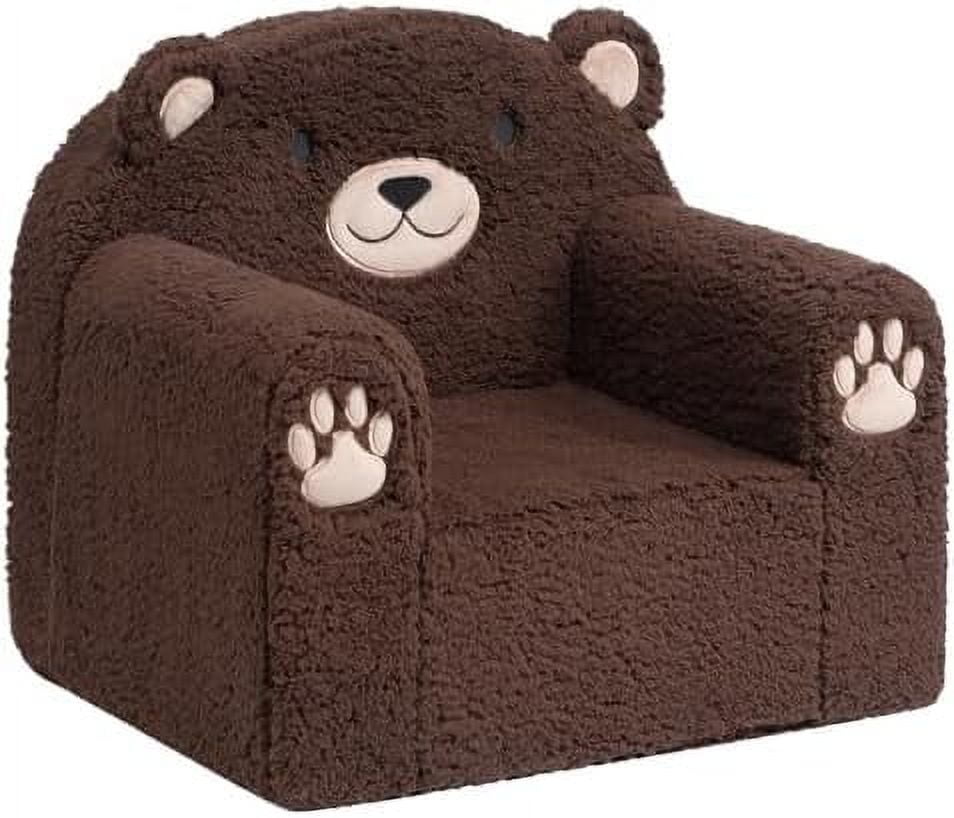 ALIMORDEN Toddler Couch Ultra-Soft Snuggle Chair, Comfy Sherpa Foam ...