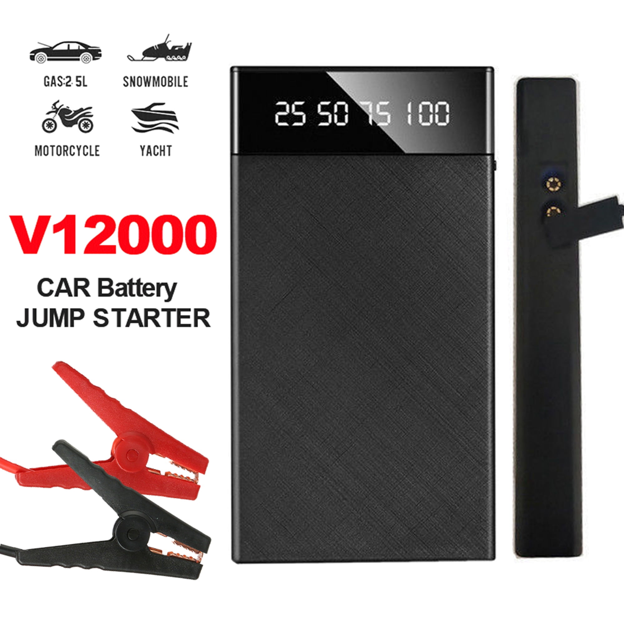 ALING Compact Car Jump Starter,Car Battery Chargers Booster Jump ...