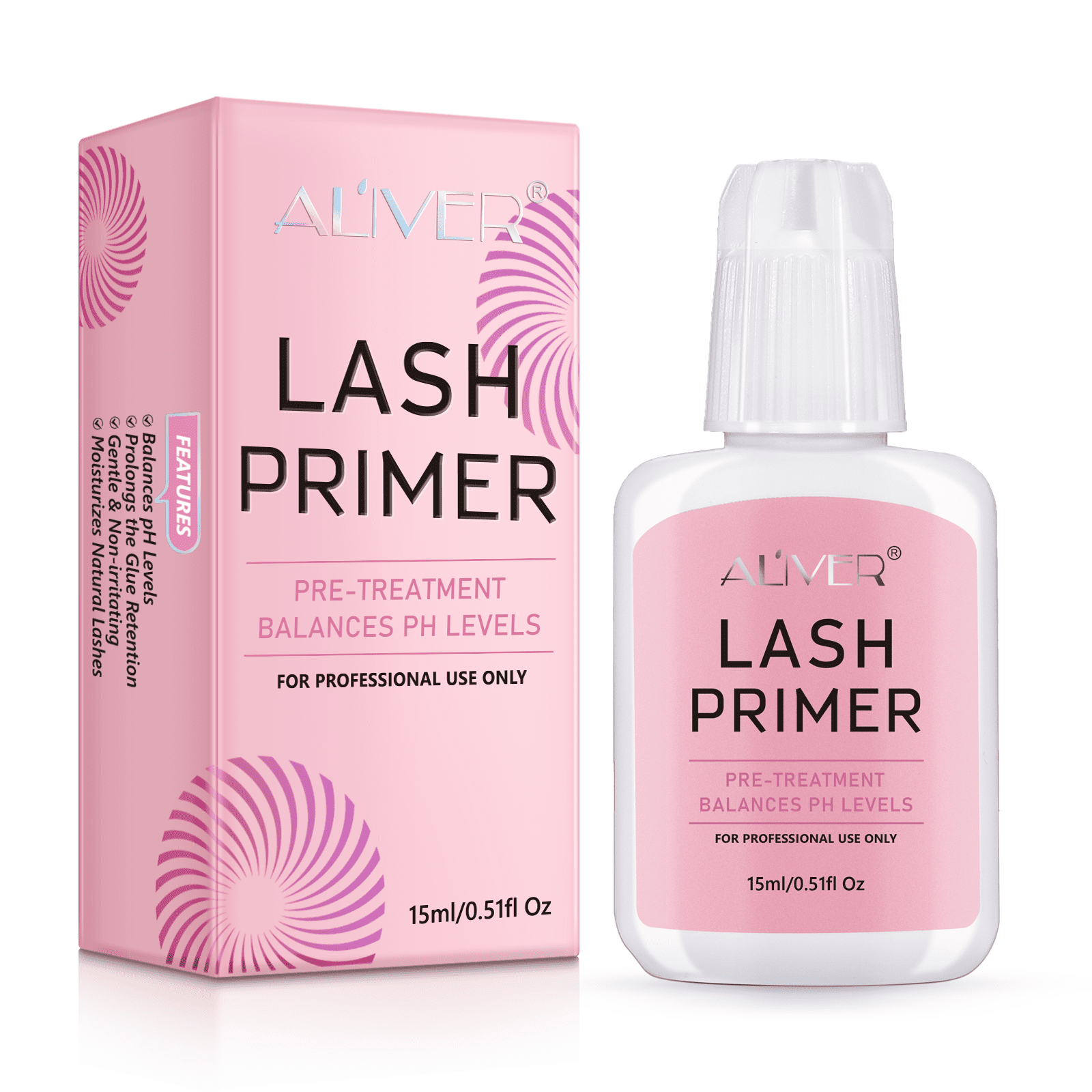 Aliver Lash Primer for Eyelash Extensions,Removes Residue,Proteins and ...